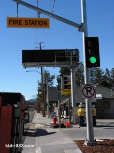 CalTrans Installs New Changeable Message Sign in Big Bear Lake; CMS ...