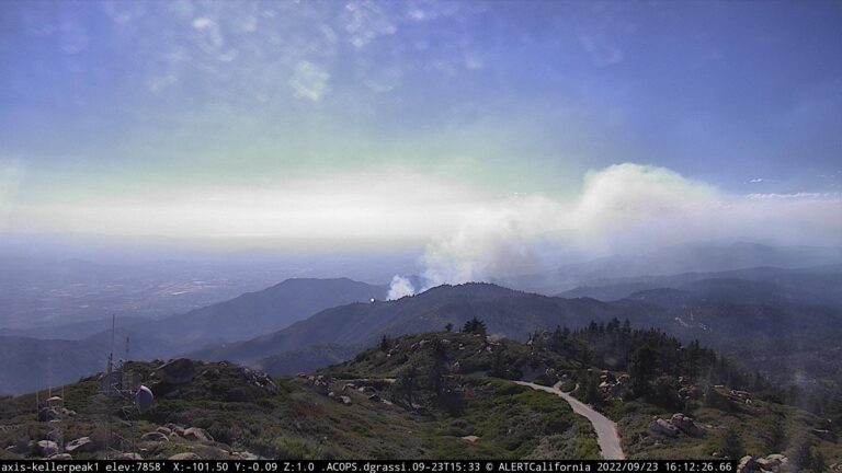 Smoke Visible in Big Bear from the Lake Fire in Silverwood/Hesperia