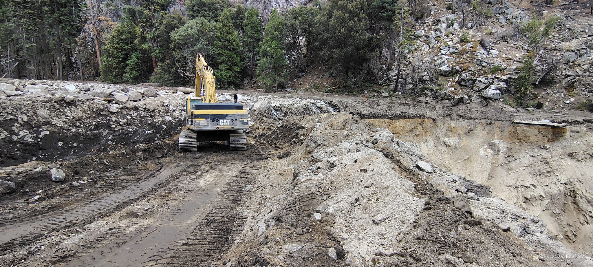 Highway 38 Remains Closed and Emergency Repairs are Underway