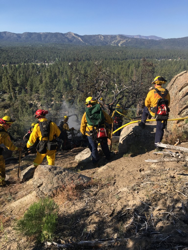 SMALL VEGETATION FIRE IN BIG BEAR CITY Quickly Brought Under Control by ...